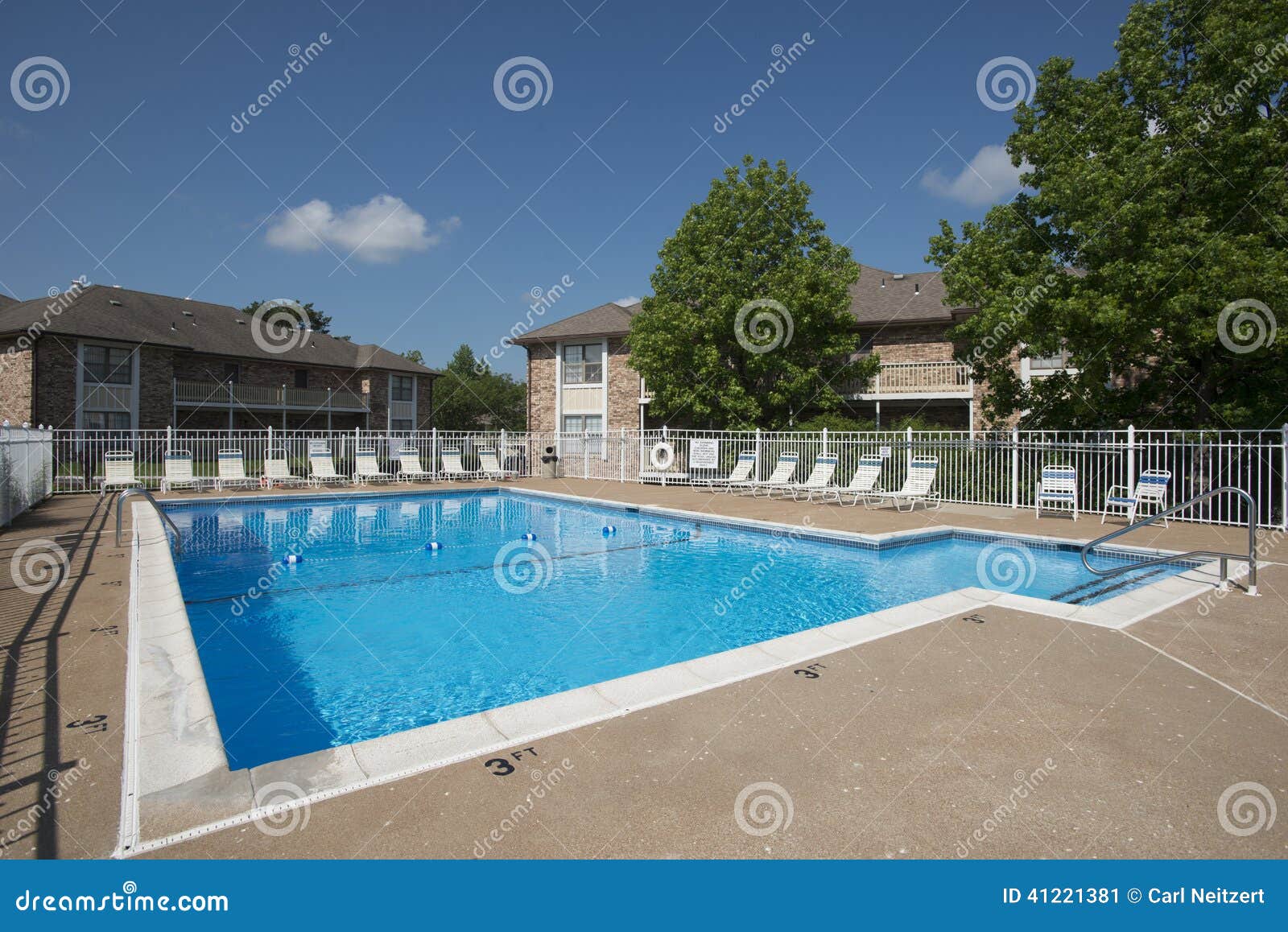 Large outdoor pool stock image. Image of cool, play, exercise - 41221381