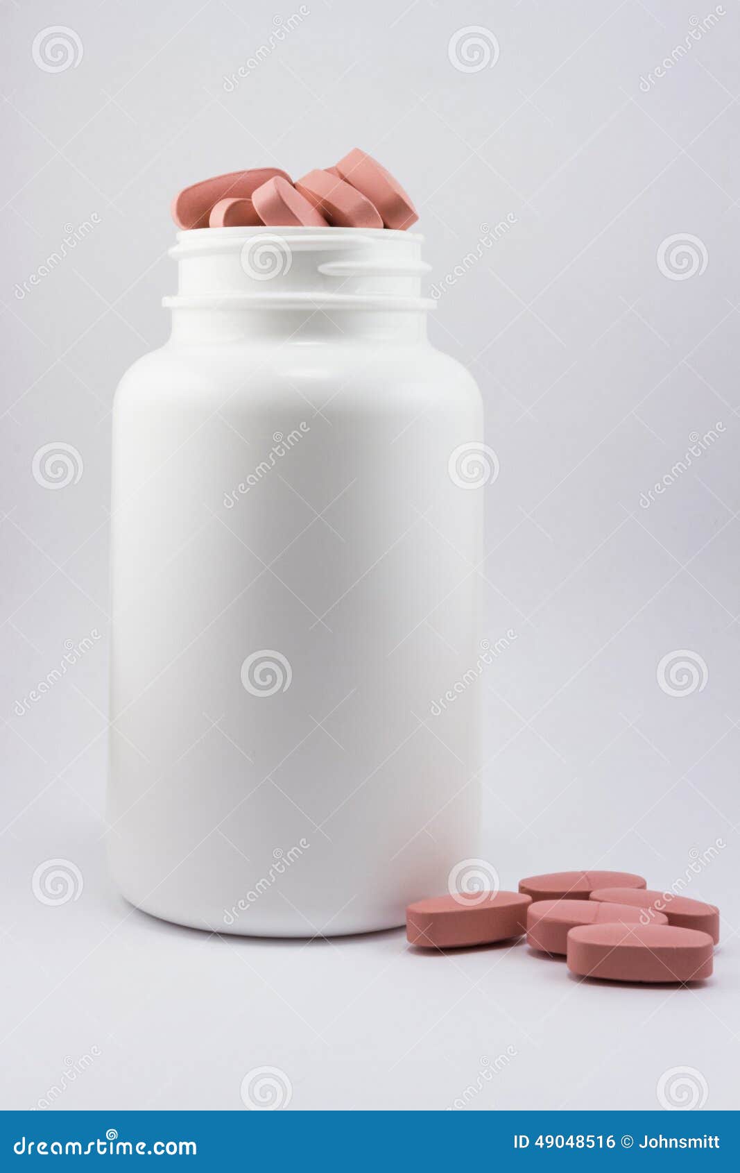 Large Oval-shaped Tablets in a White Pot Slide Stock Photo - Image of ...