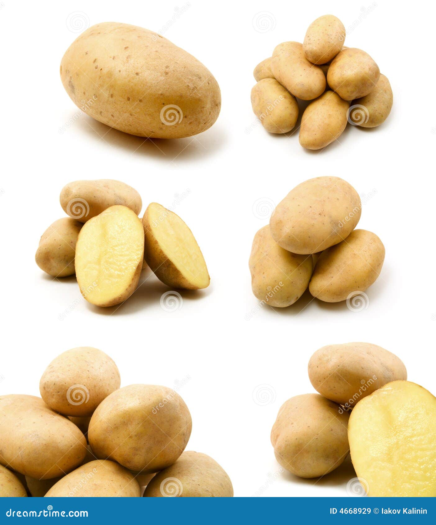 Large page of potatoes stock image. Image of health, object - 4668929