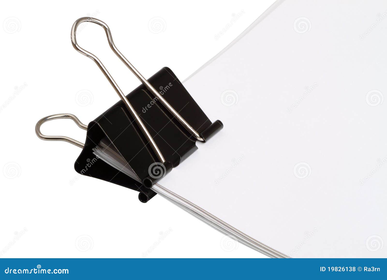 Large paper clip stock photo. Image of supply, empty - 19826138