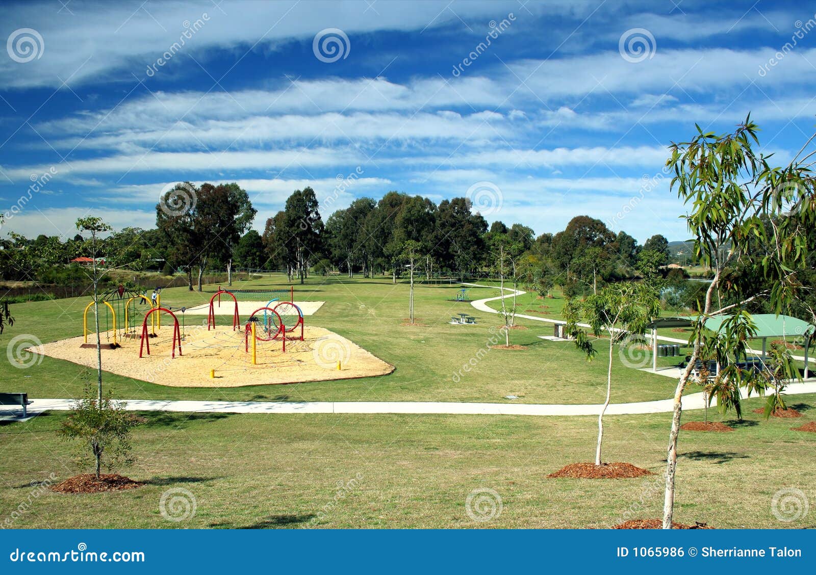 Large Park stock photo. Image of play, healthy, blue, park - 1065986