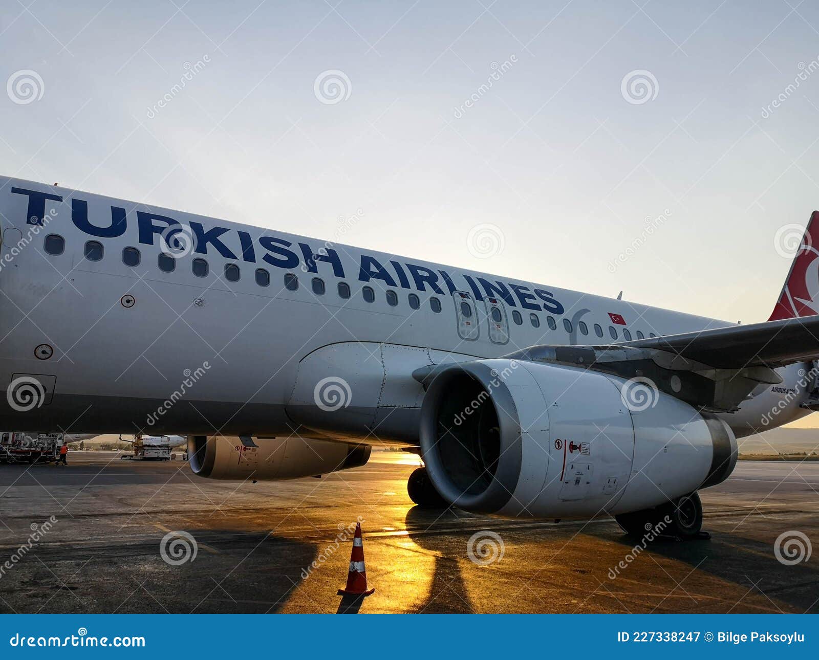 A Large Passenger Jet Sitting on Top of a Runway Editorial Photography ...