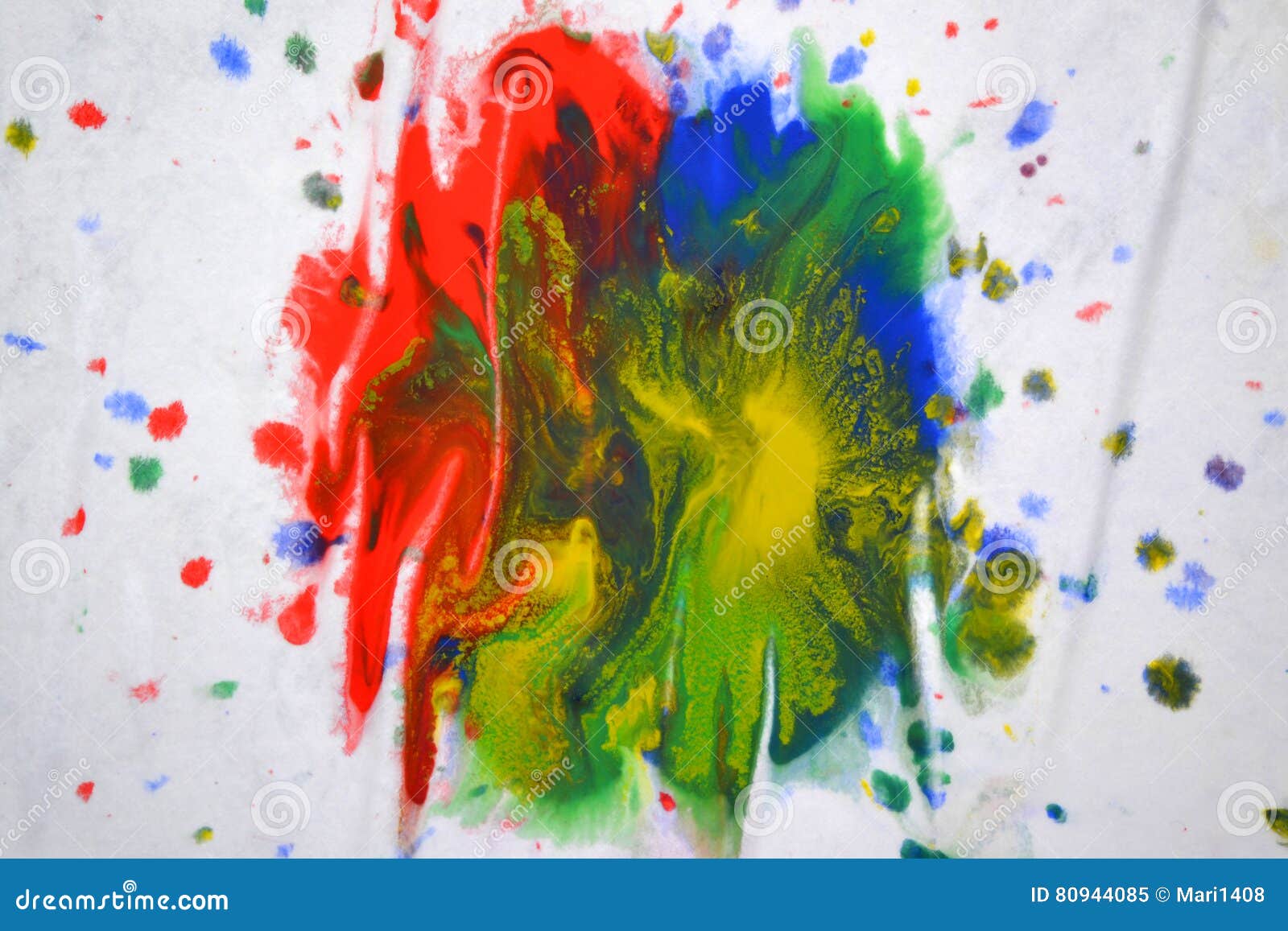 Large Patches Spots Blots of Splash Mixed Colors Stock Image - Image of ...