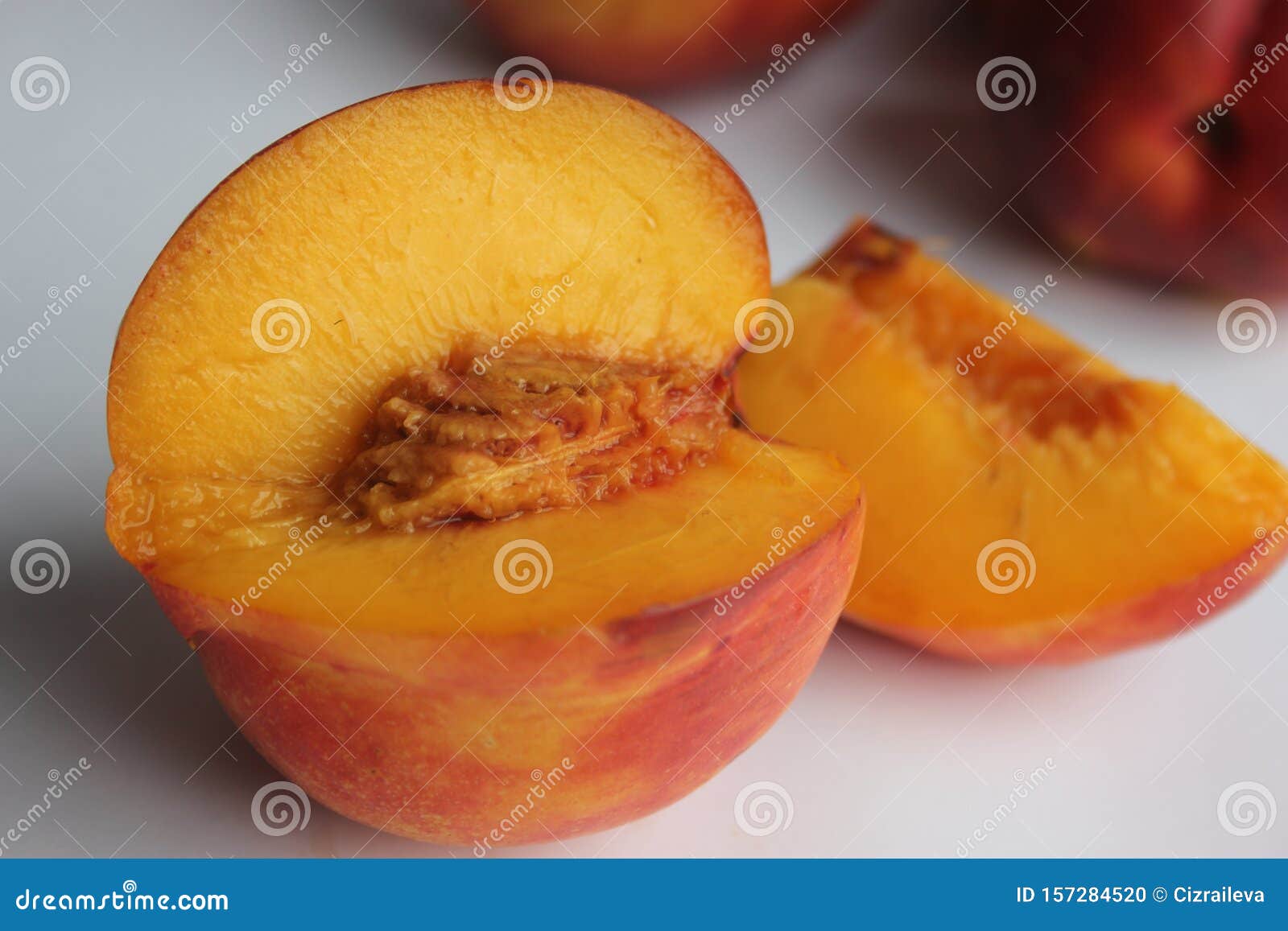 Big Peach Lying on the Windowsill Stock Photo - Image of windowsill ...