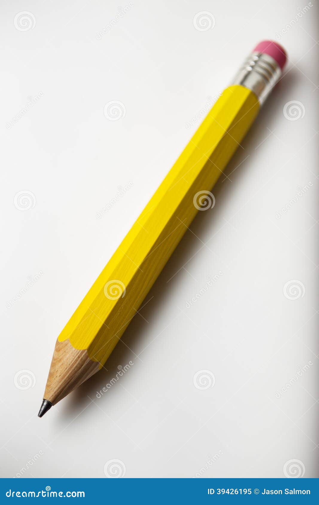 Large pencil stock image. Image of white, simple, wood - 39426195