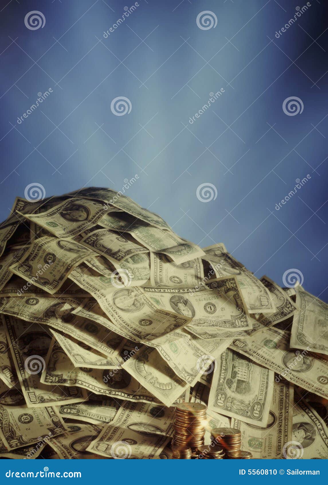 Large pile of cash stock photo. Image of wealthy, paper - 5560810