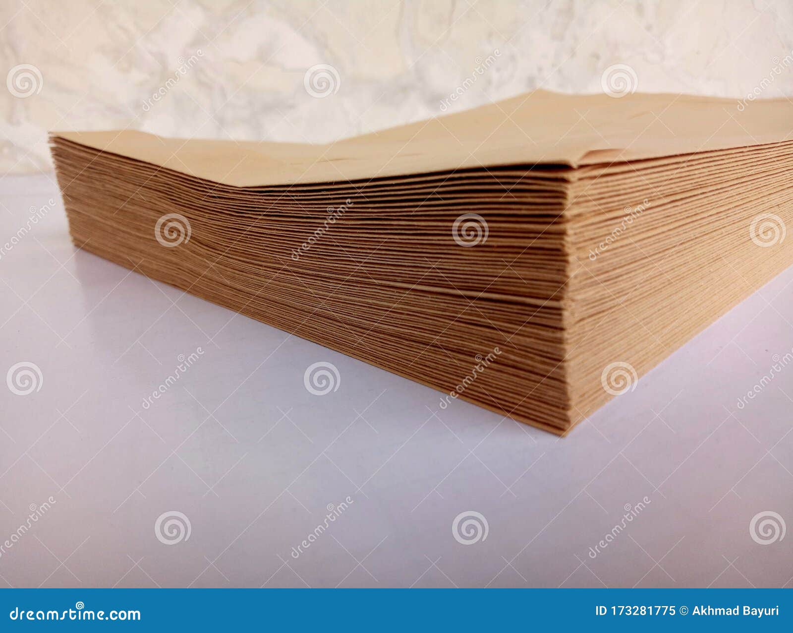 A Large Pile of Plain Brown Envelopes in the Room Stock Image - Image ...