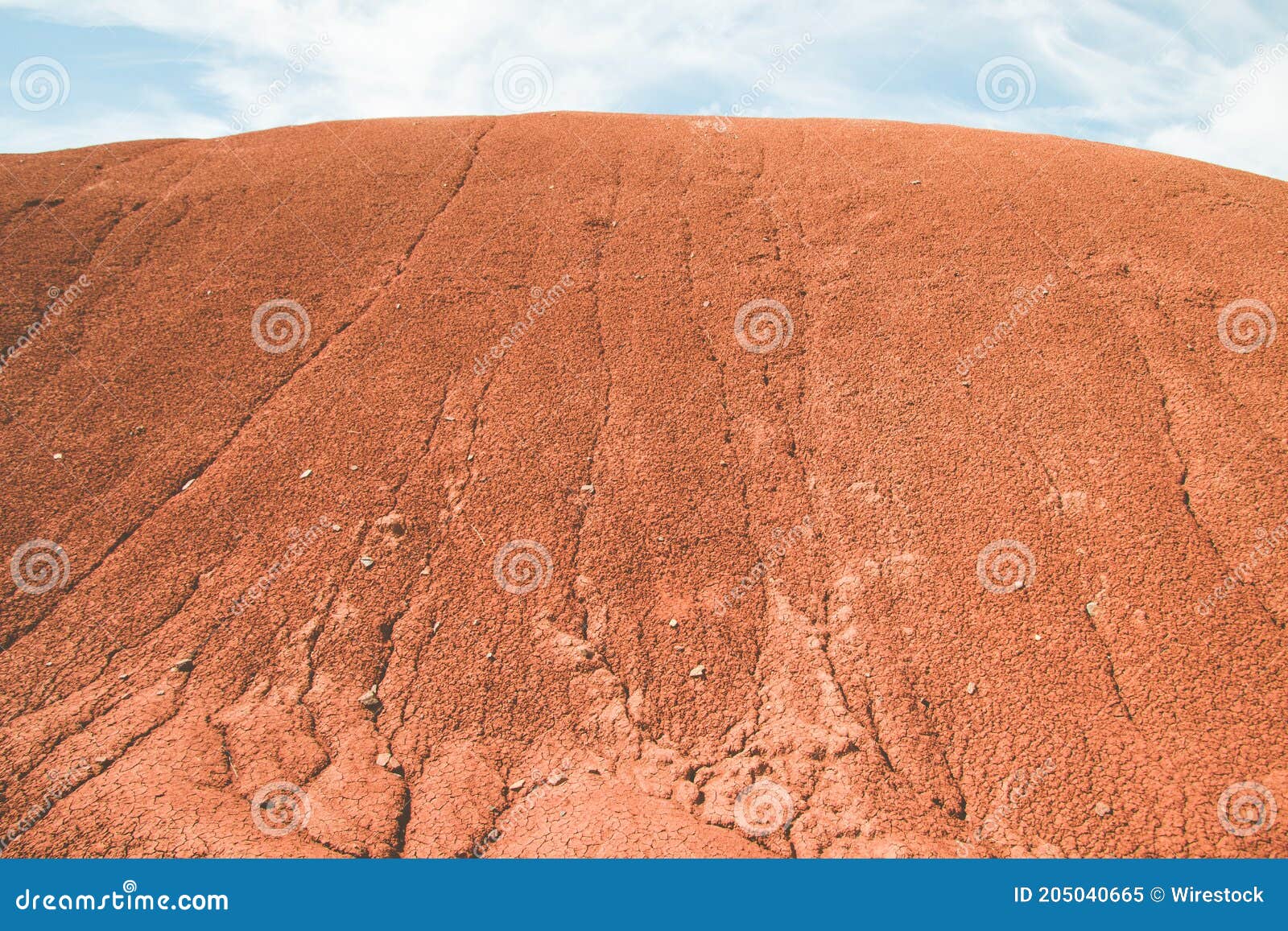 Large Pile of Sandstone Powder in a Desert Stock Image - Image of ...