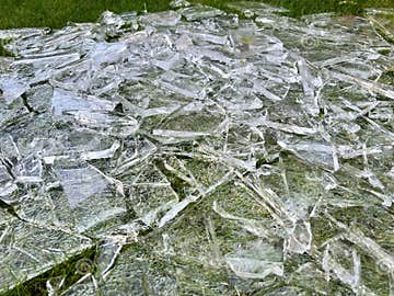 Smashed Ice stock photo. Image of grass, pile, large - 298477660