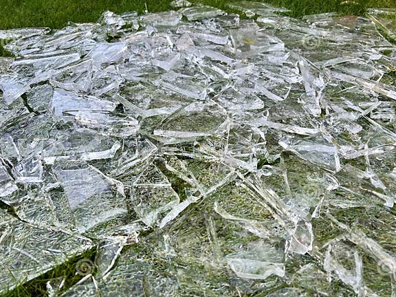 Smashed Ice stock photo. Image of grass, pile, large - 298477660