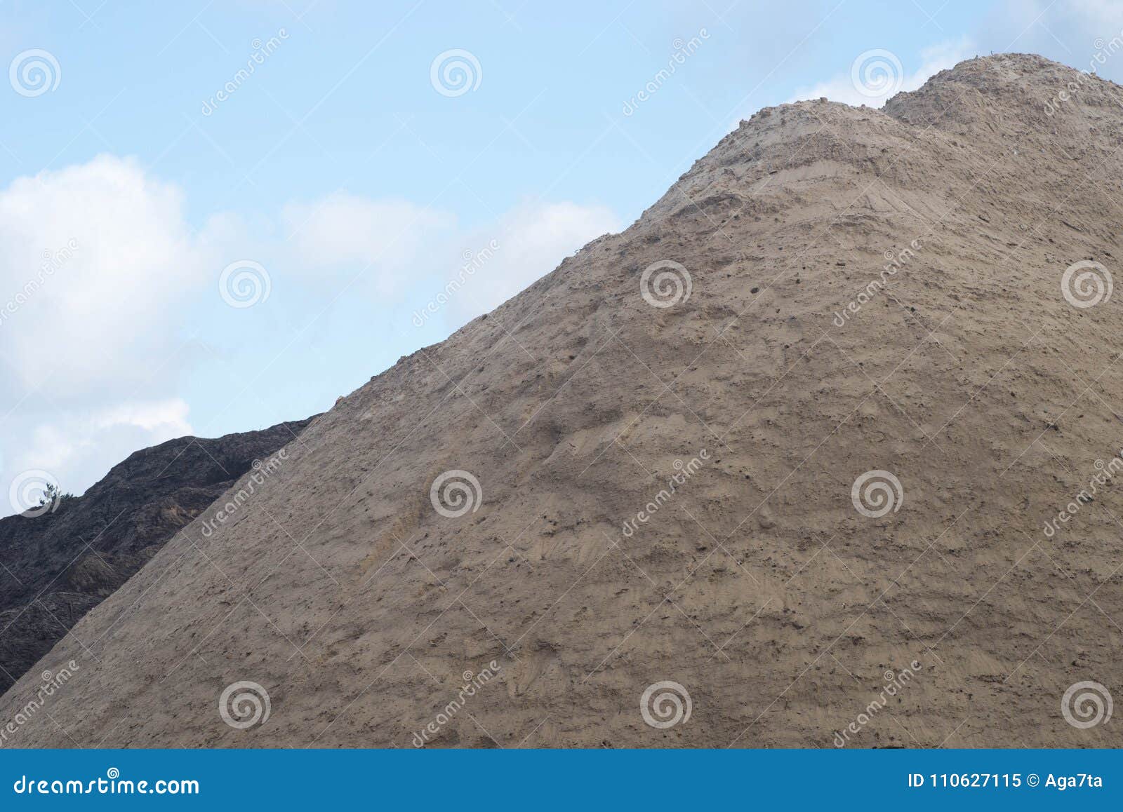 Large pile of soil stock image. Image of agriculture - 110627115