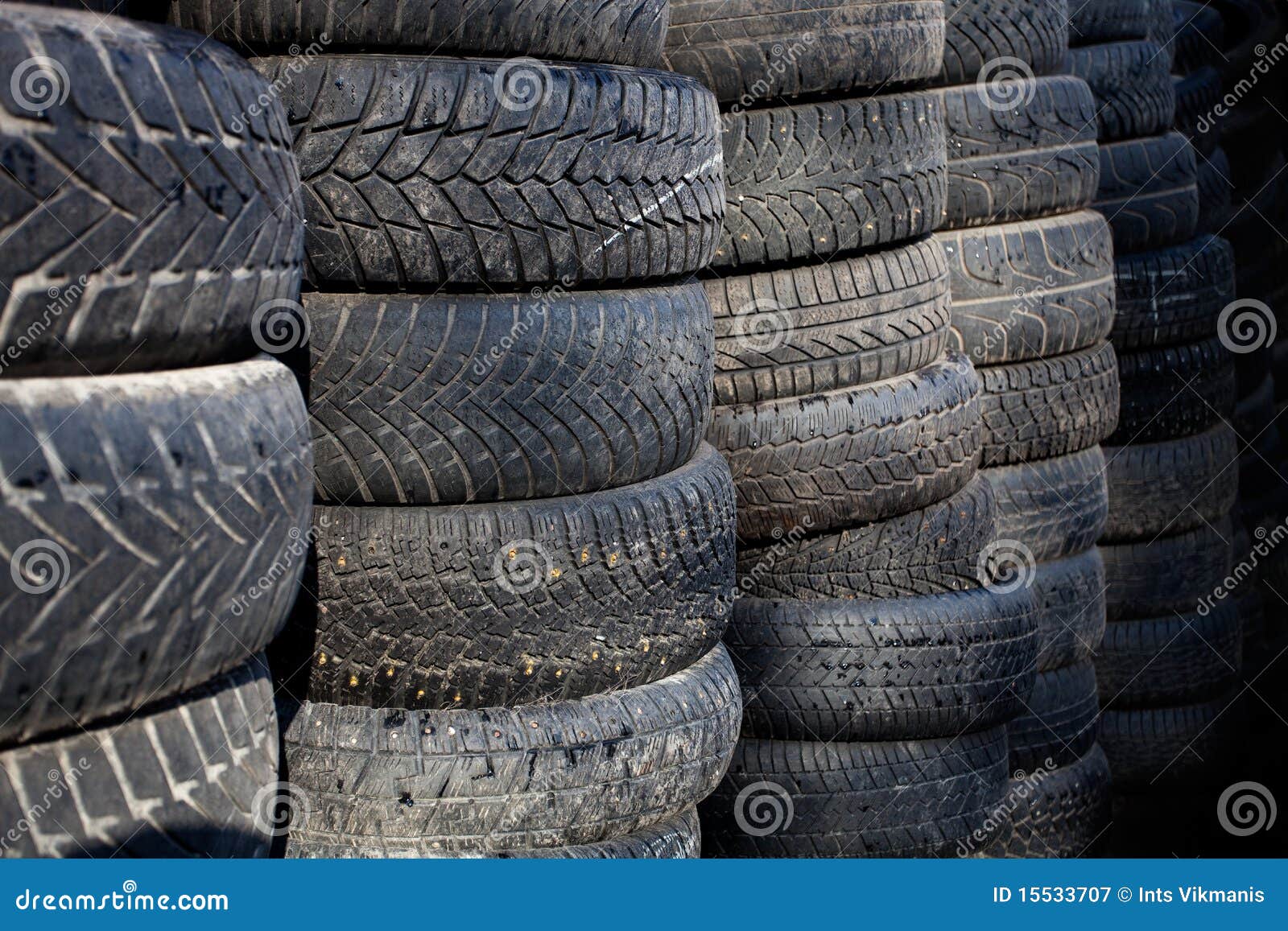 Large pile of used tires stock image. Image of heap, tire - 15533707