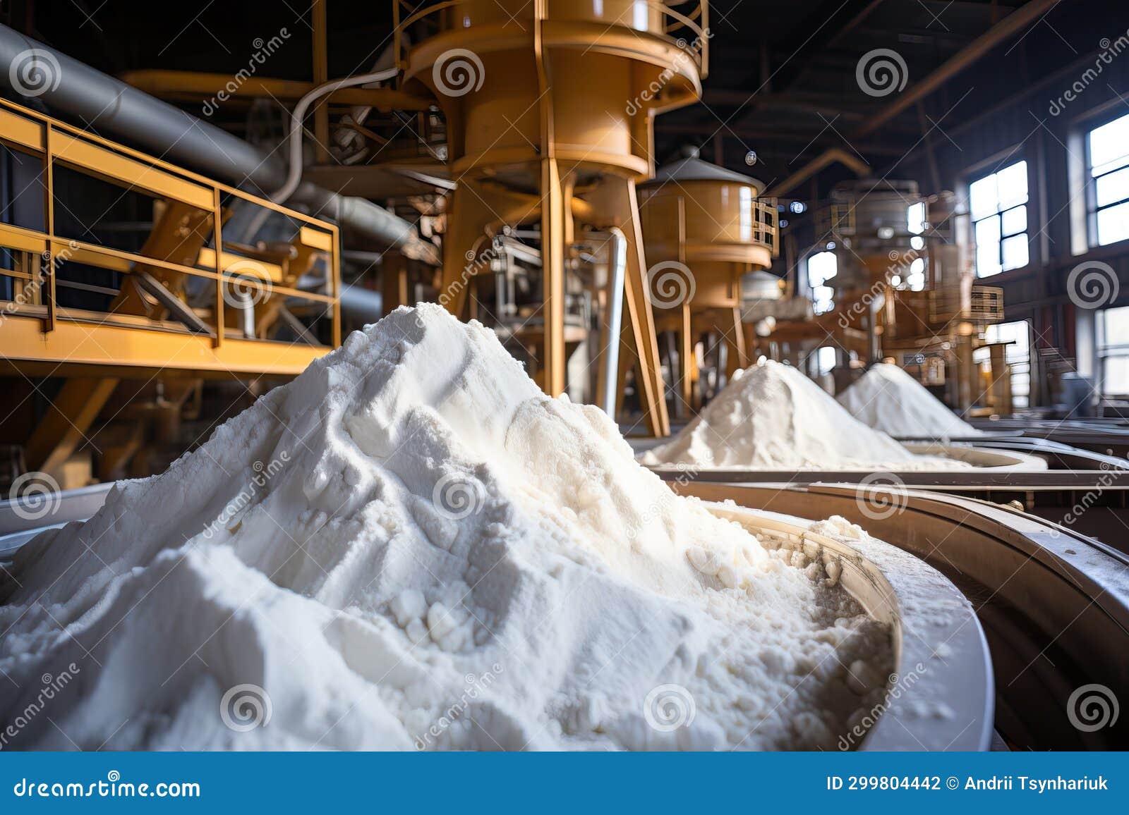 Large Piles of Salt at the Enterprise. Stock Photo - Image of ...