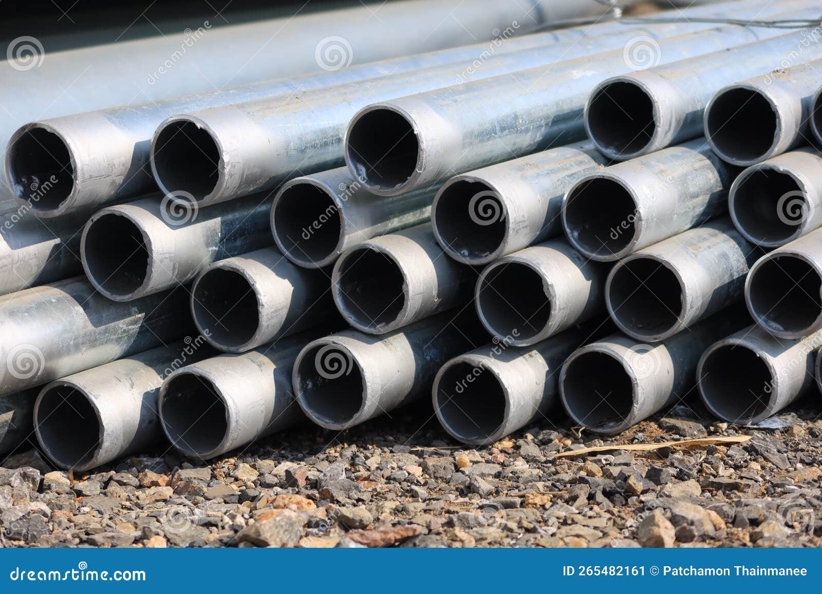 Large Piles of Steel Columns for the Construction of a Strong Steel ...