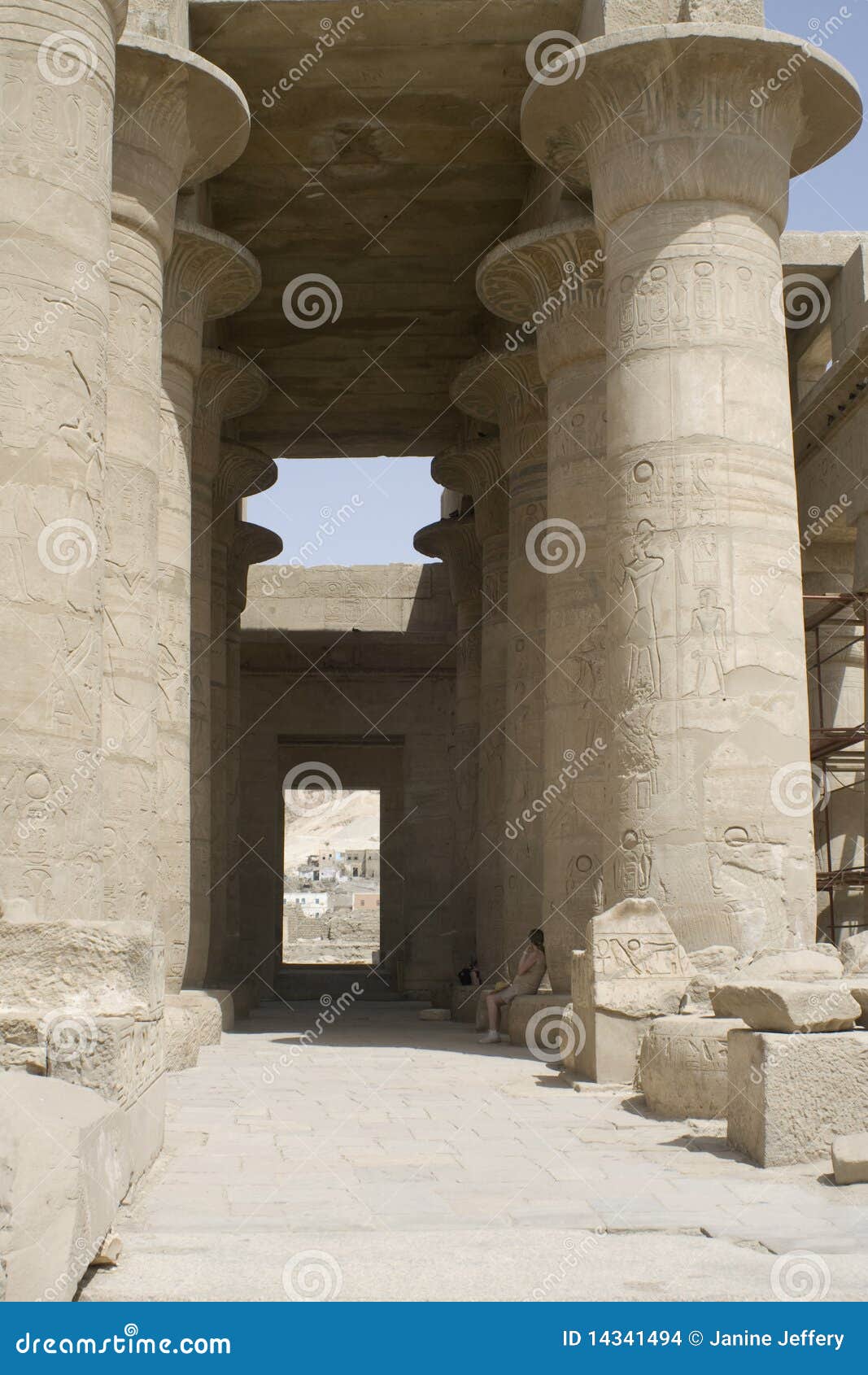 Large pillars stock photo. Image of sand, archaeology - 14341494