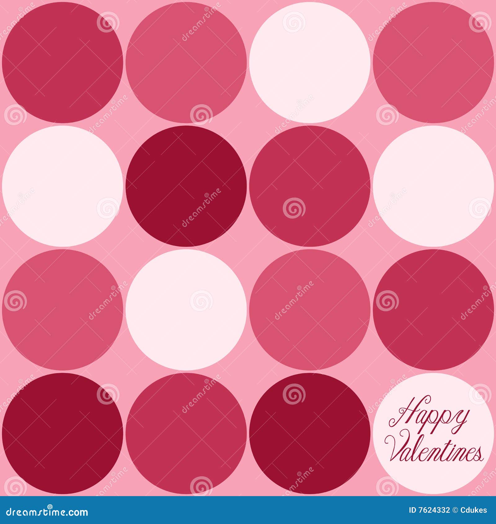 Large Pink Circles stock vector. Illustration of artistic - 7624332