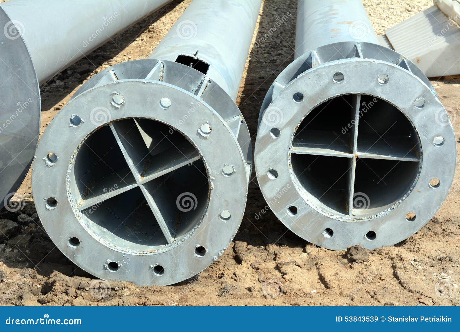 Large pipe stock image. Image of pipelines, copper, drainage - 53843539