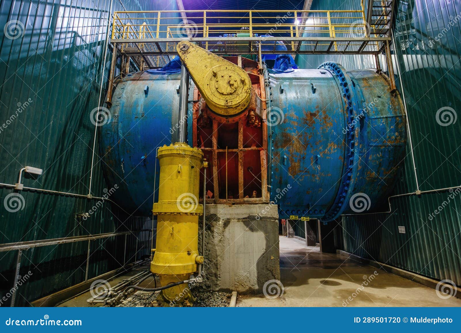 Large Pipe of Water Intake with Water Regulation System in ...
