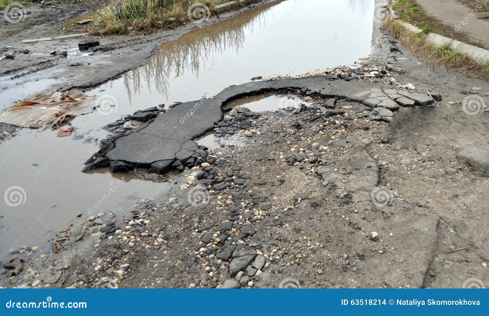 Large pit with asphalt stock photo. Image of conservation - 63518214