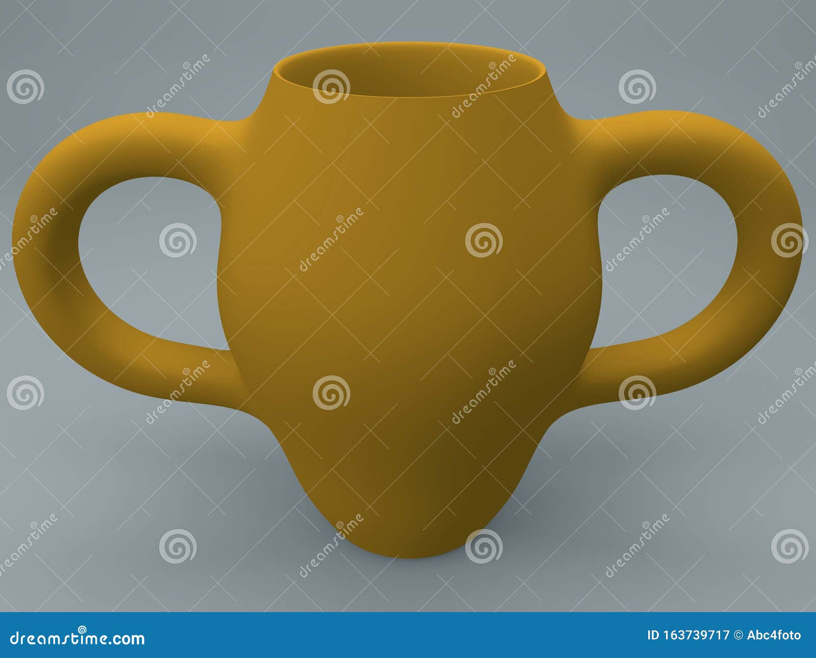 Large Pitcher in Yellow Color Stock Illustration - Illustration of ...