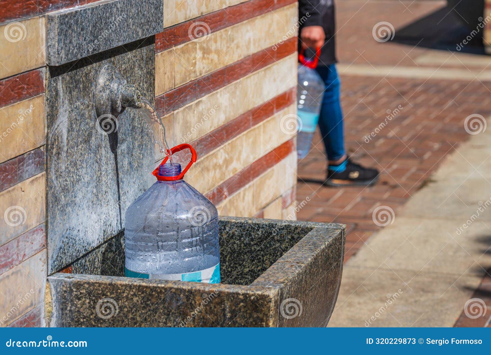 Hot Mineral Water Spring in Sofia, Bulgaria Stock Image - Image of ...
