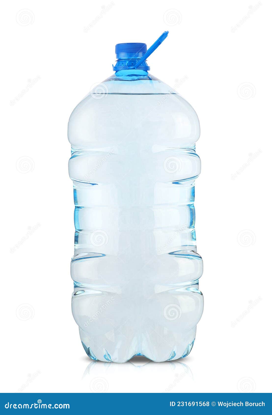 Large Plastic Bottle with Spring Water Stock Photo - Image of ...