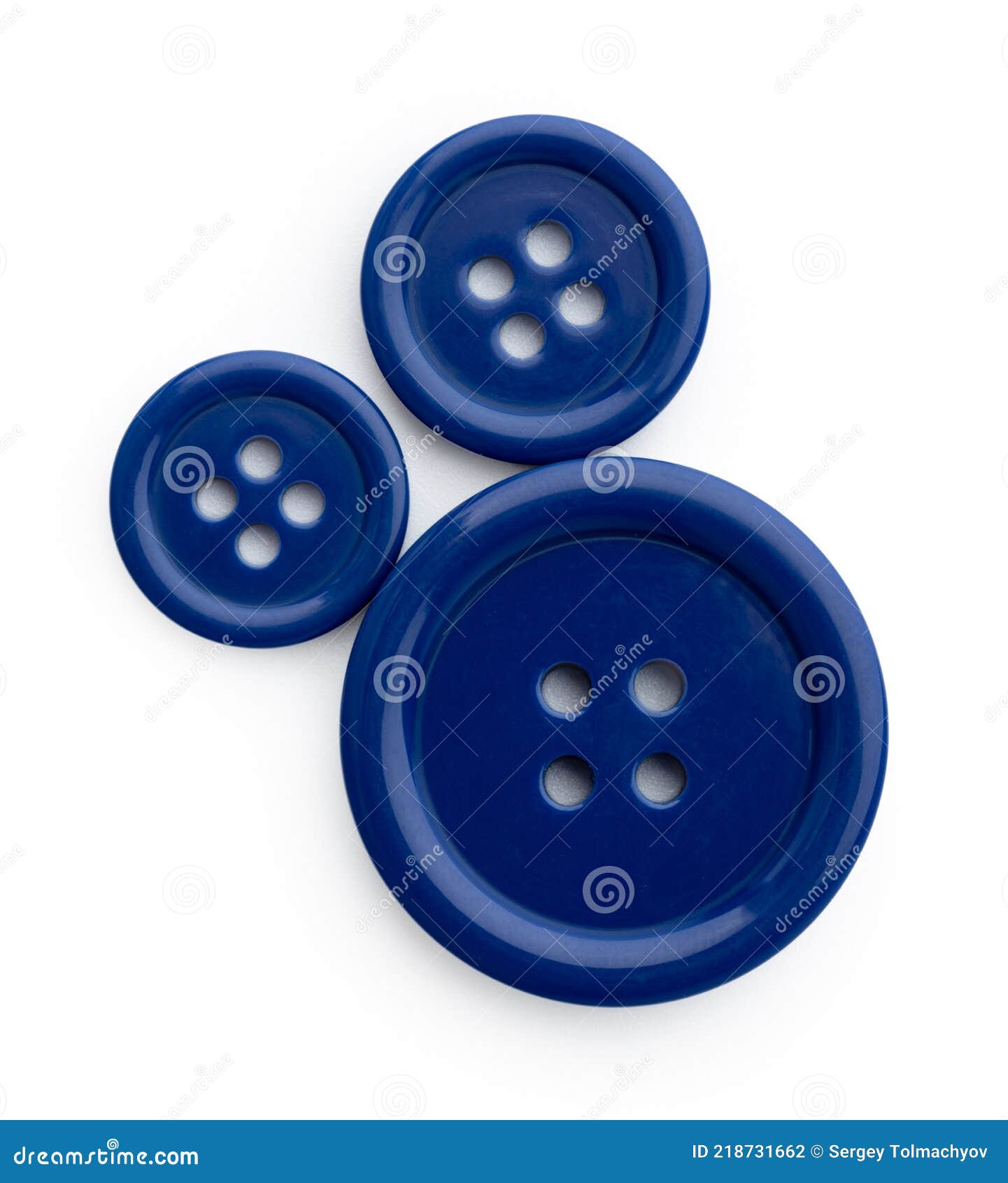 Large Plastic Clothes Button Isolated on White Background Stock Photo ...