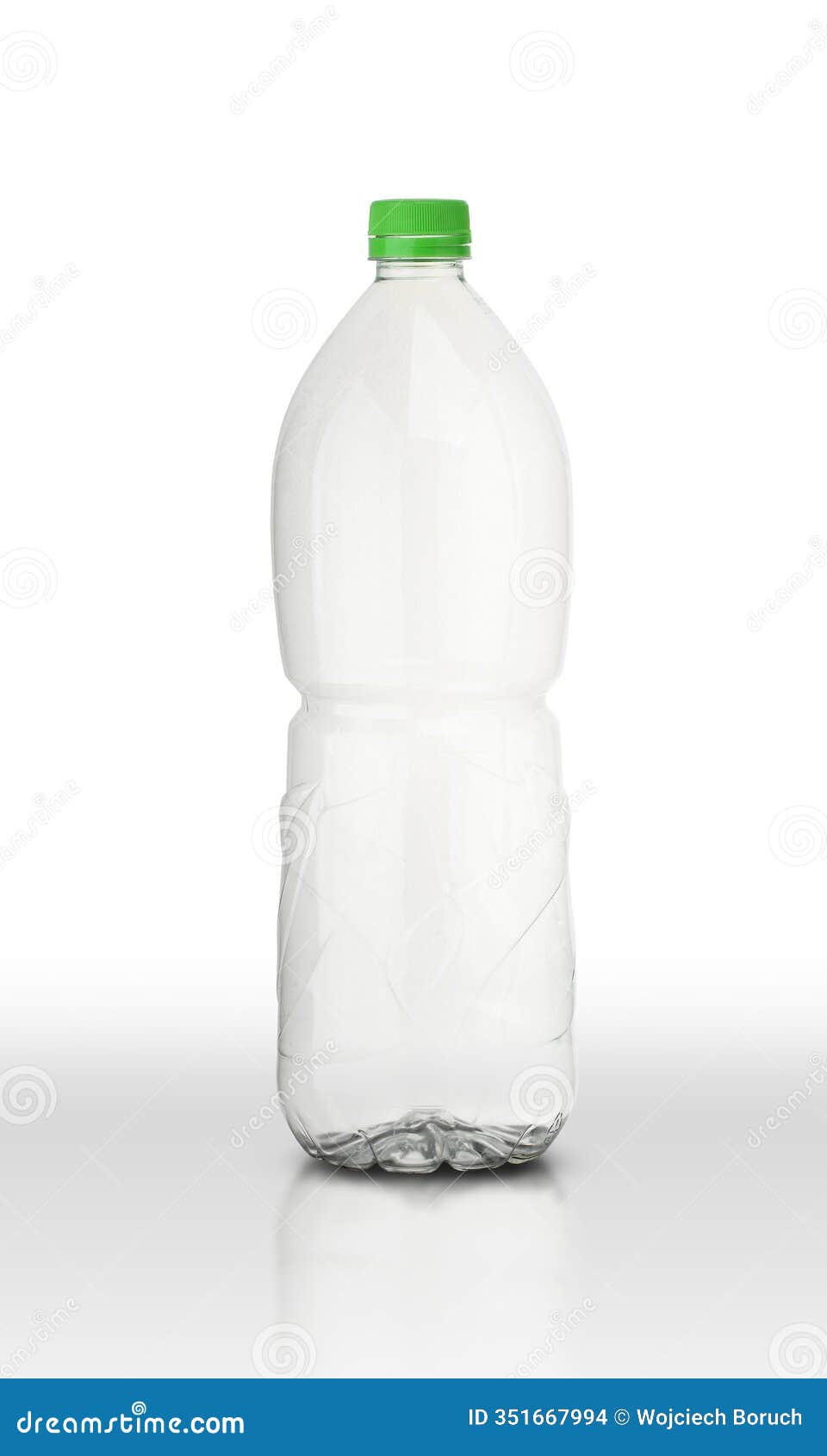 Large Plastic Drink Bottle without Label Stock Photo - Image of large ...