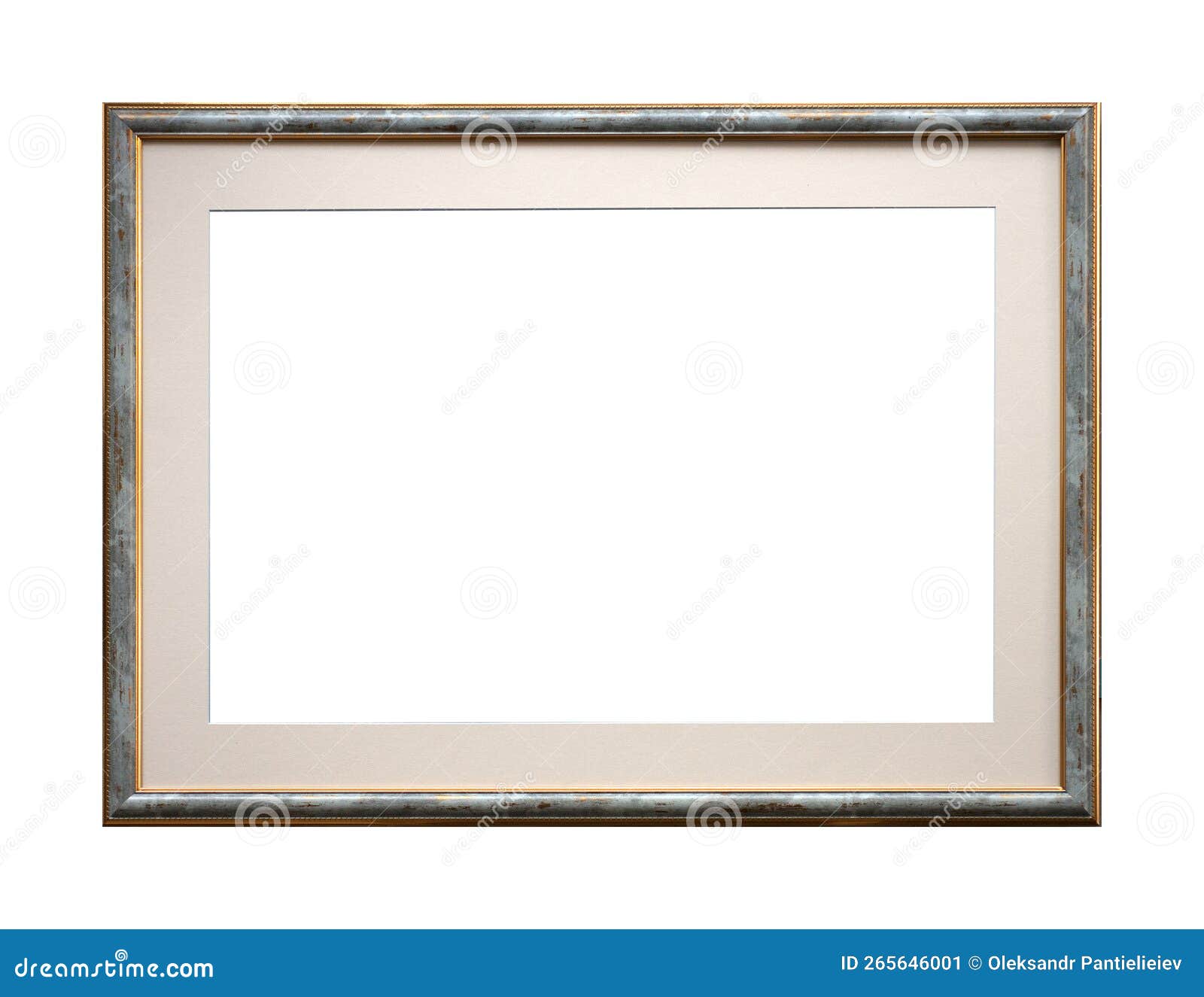 Large Plastic Stylized Frame with a Passe-partout for a Picture ...