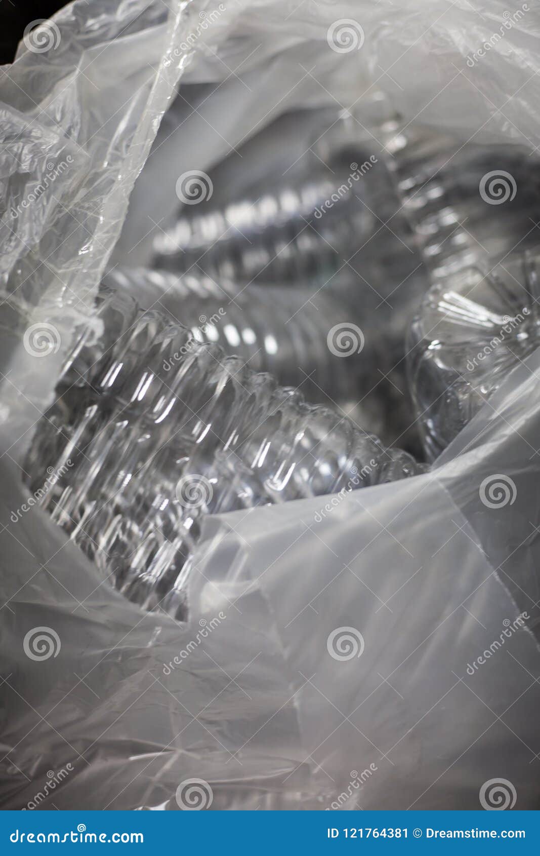 Large Plastic Transparent Bottle Stock Image - Image of blank, liquid ...