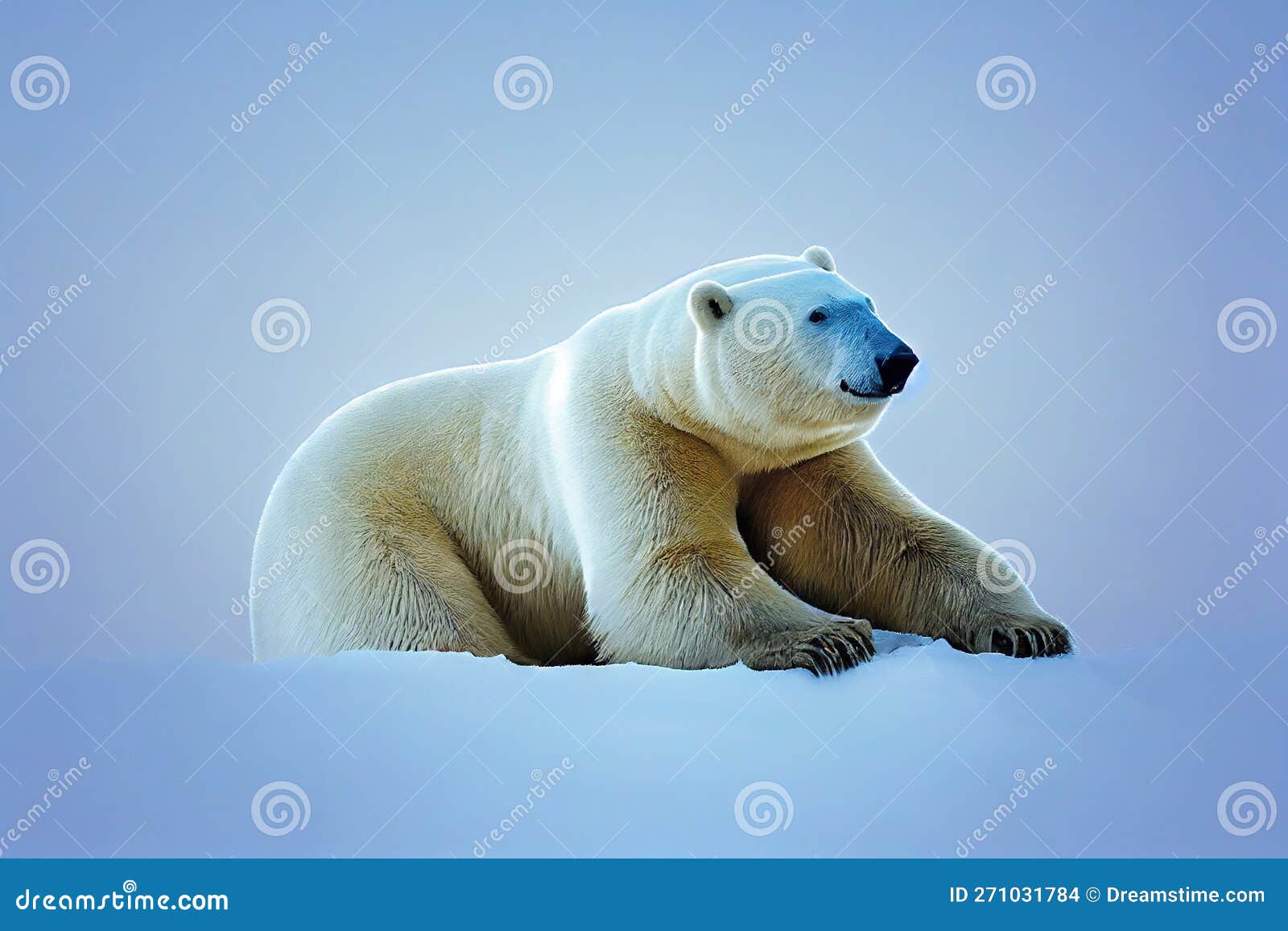 Large Polar Polar Bear Animals in Arctic Stock Illustration ...