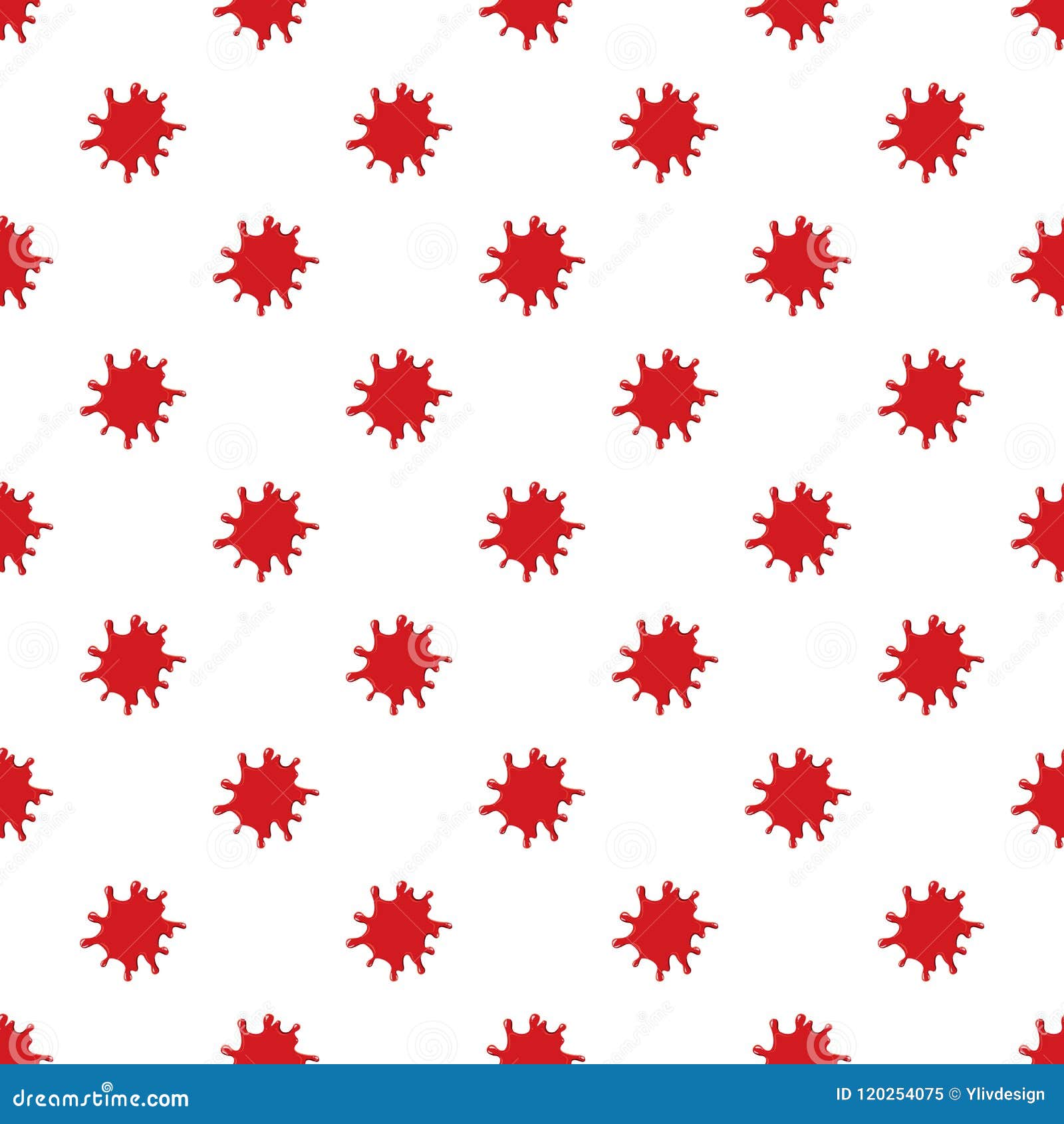 Large Pool of Blood Pattern Stock Vector - Illustration of repeat, pass ...