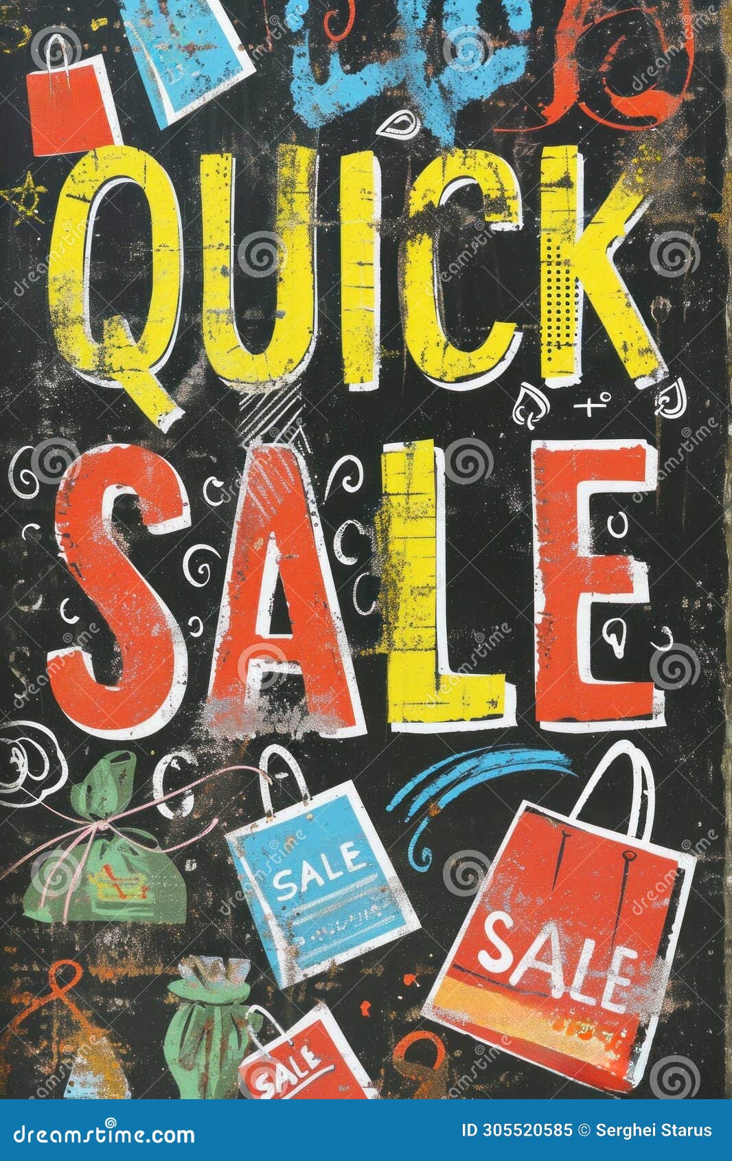 A Large Poster with a Bunch of Different Items on it, AI Stock Image ...