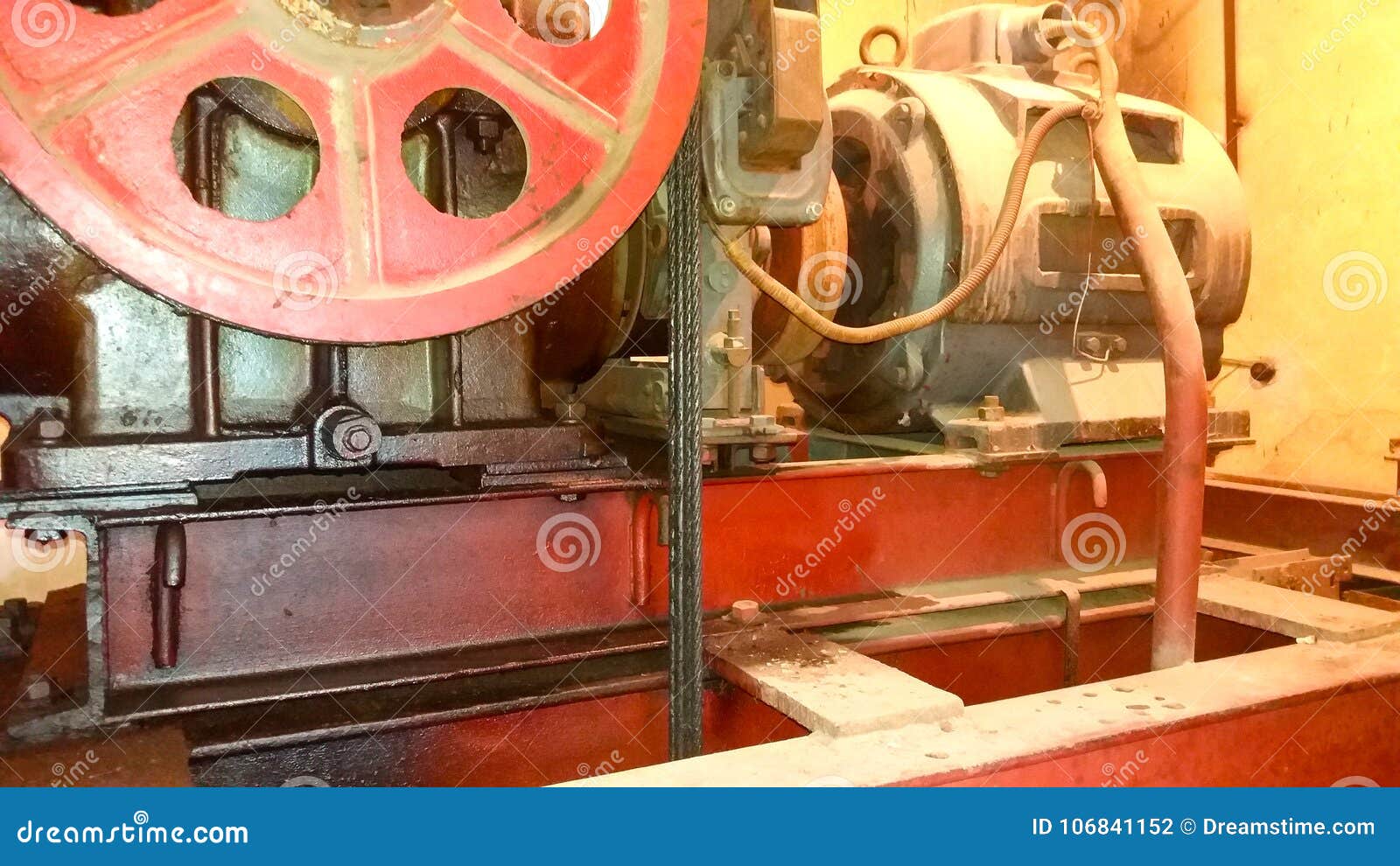 Large and Powerful Electric Motor Stock Photo - Image of large ...