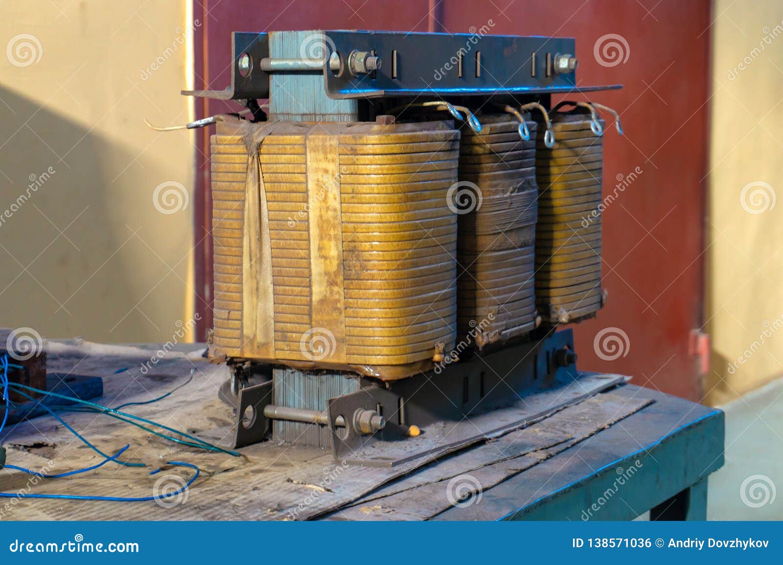 Large and Powerful Transformer with Copper Winding for Repair Stock ...