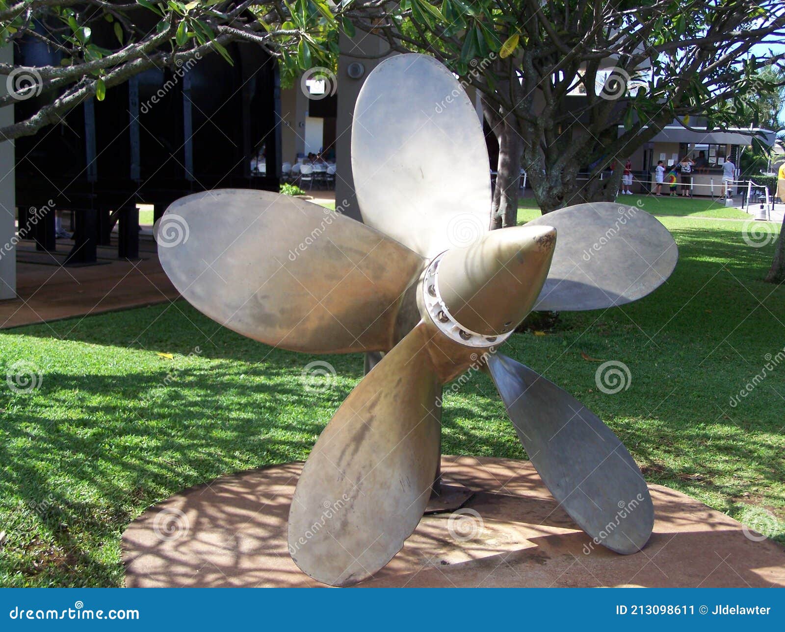 A Large Propeller from a Ship in Pearl Harbor Editorial Photo - Image ...