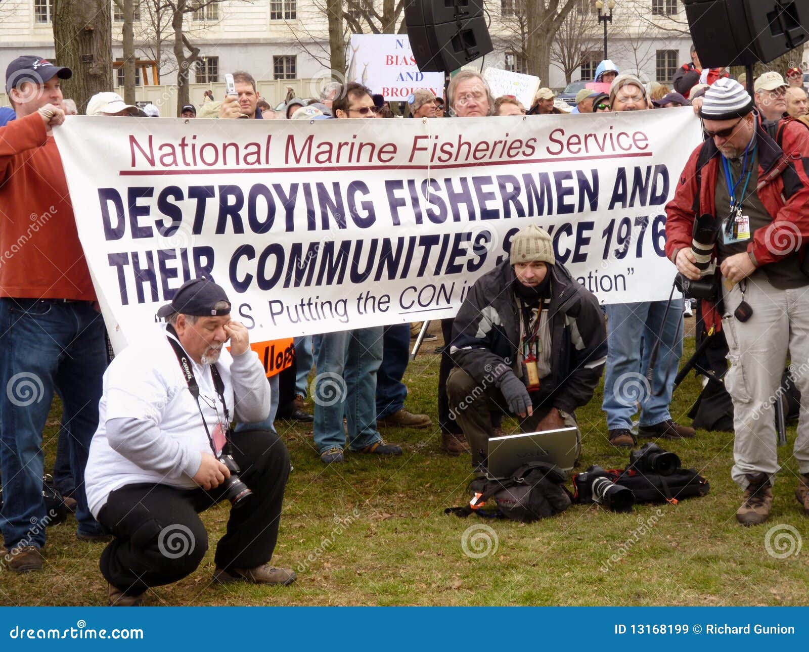 Large Protest Banner editorial stock image. Image of protesters - 13168199