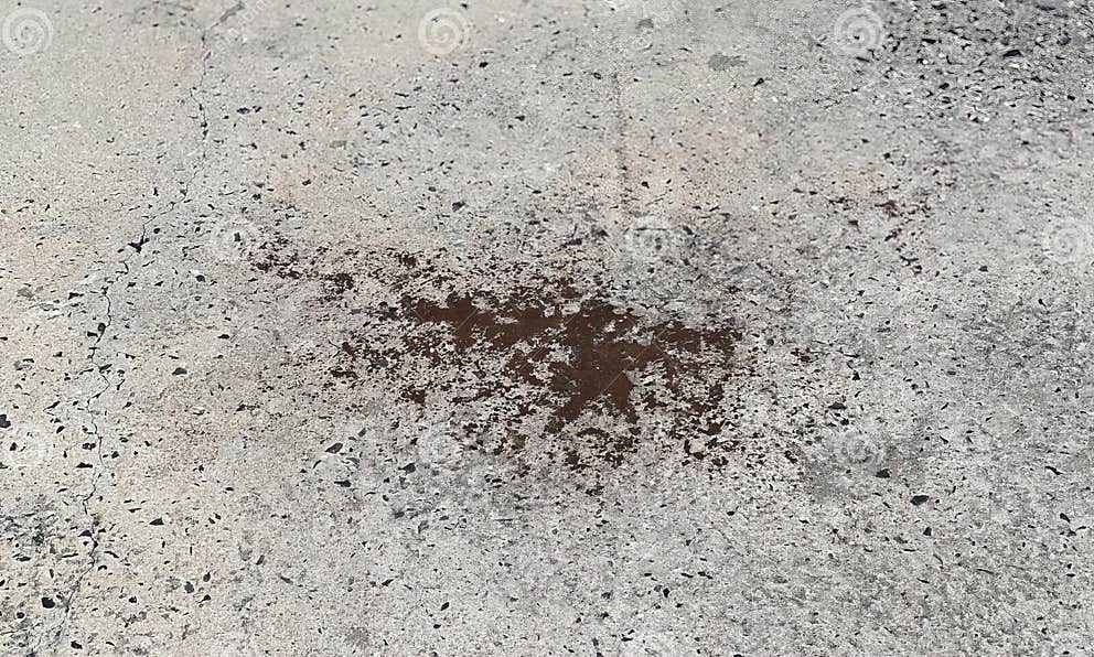 A Large Puddle of Water on the Concrete Stock Image - Image of texture ...