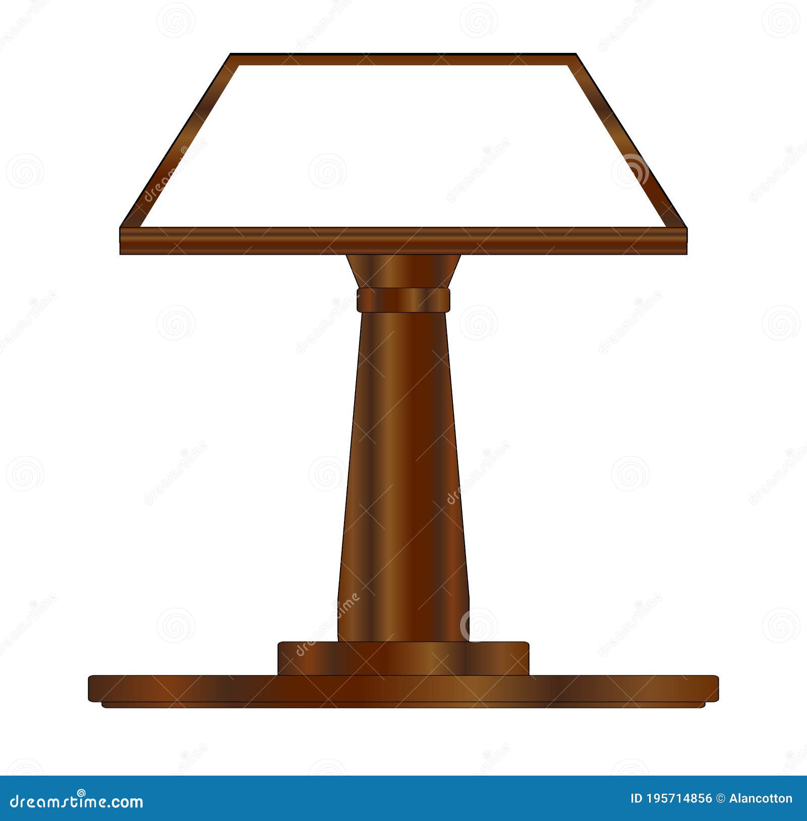 Forward Facing Podium Copy Space Stock Vector - Illustration of pulpit ...