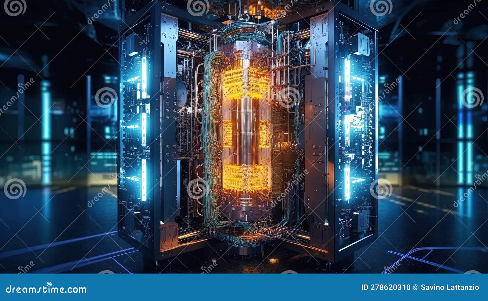 Large Quantum Computer in the Future, Many Details, Sophisticated ...