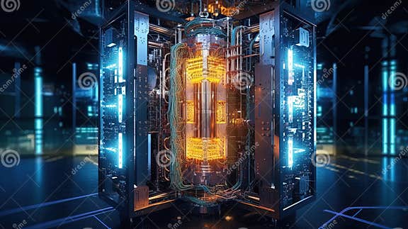 Large Quantum Computer in the Future, Many Details, Sophisticated ...