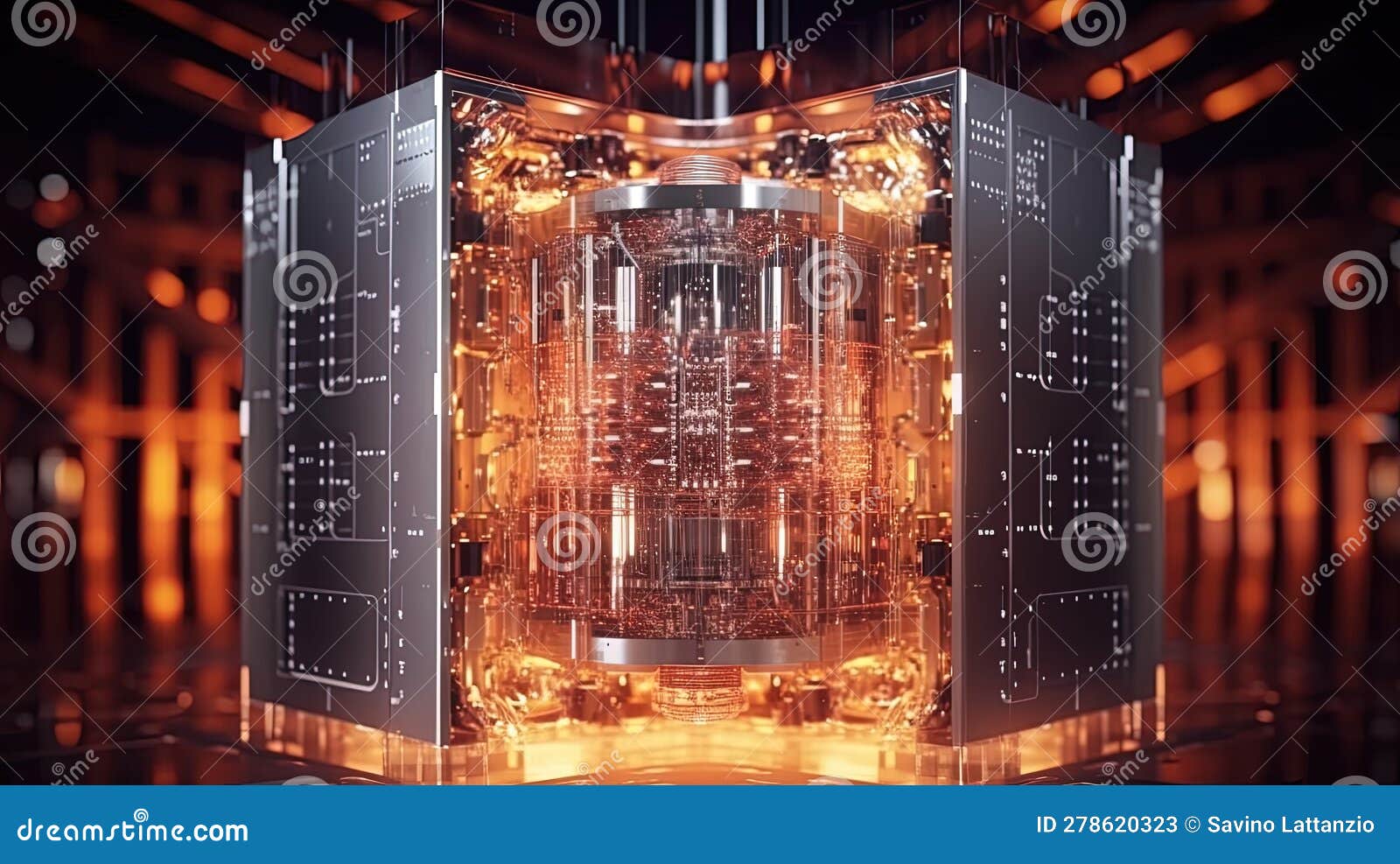 Large Quantum Computer in the Future, Many Details, Sophisticated ...