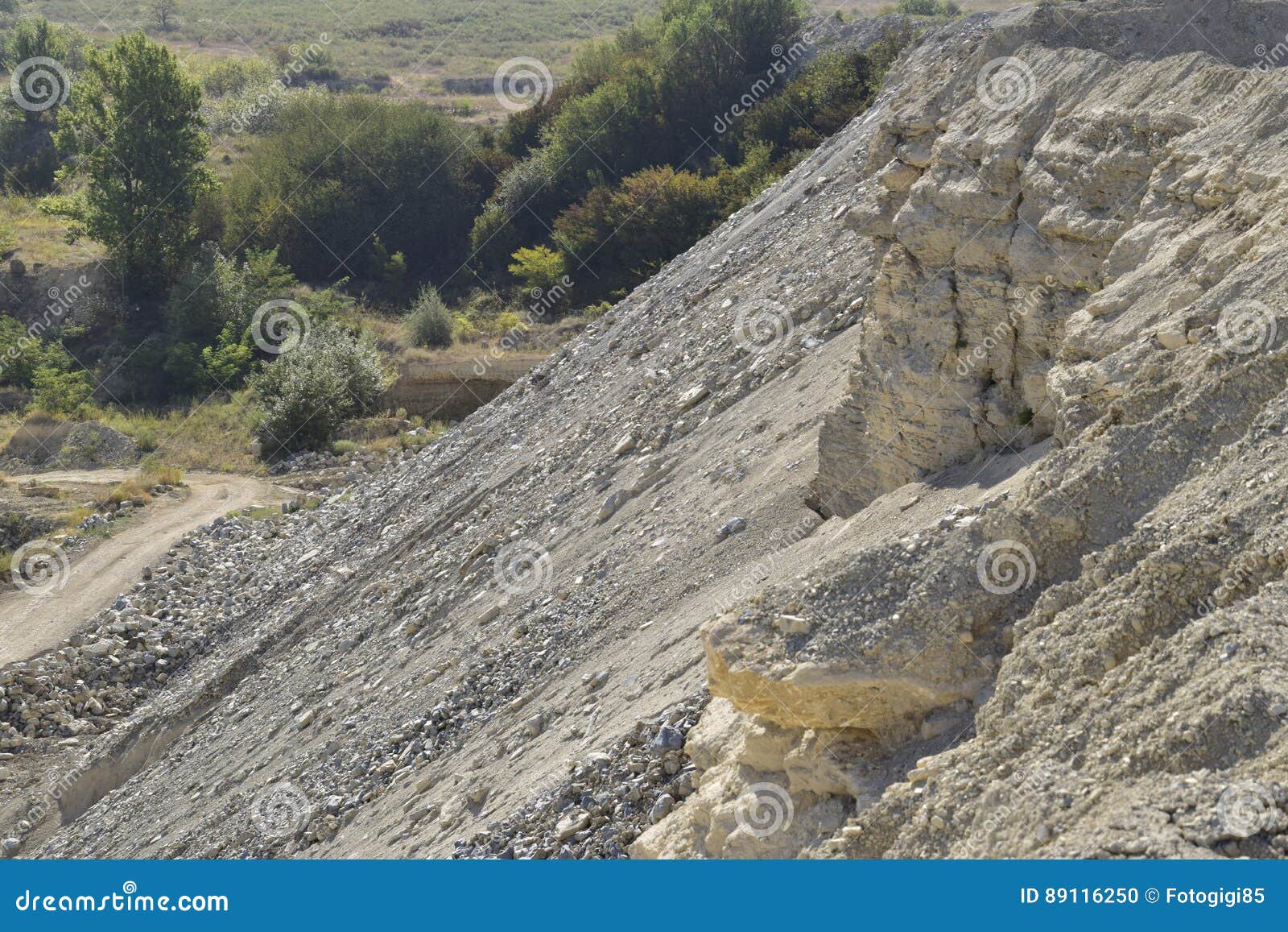Large Quarry for Gravel Mining, Sand and Clay. Mining Machines and ...