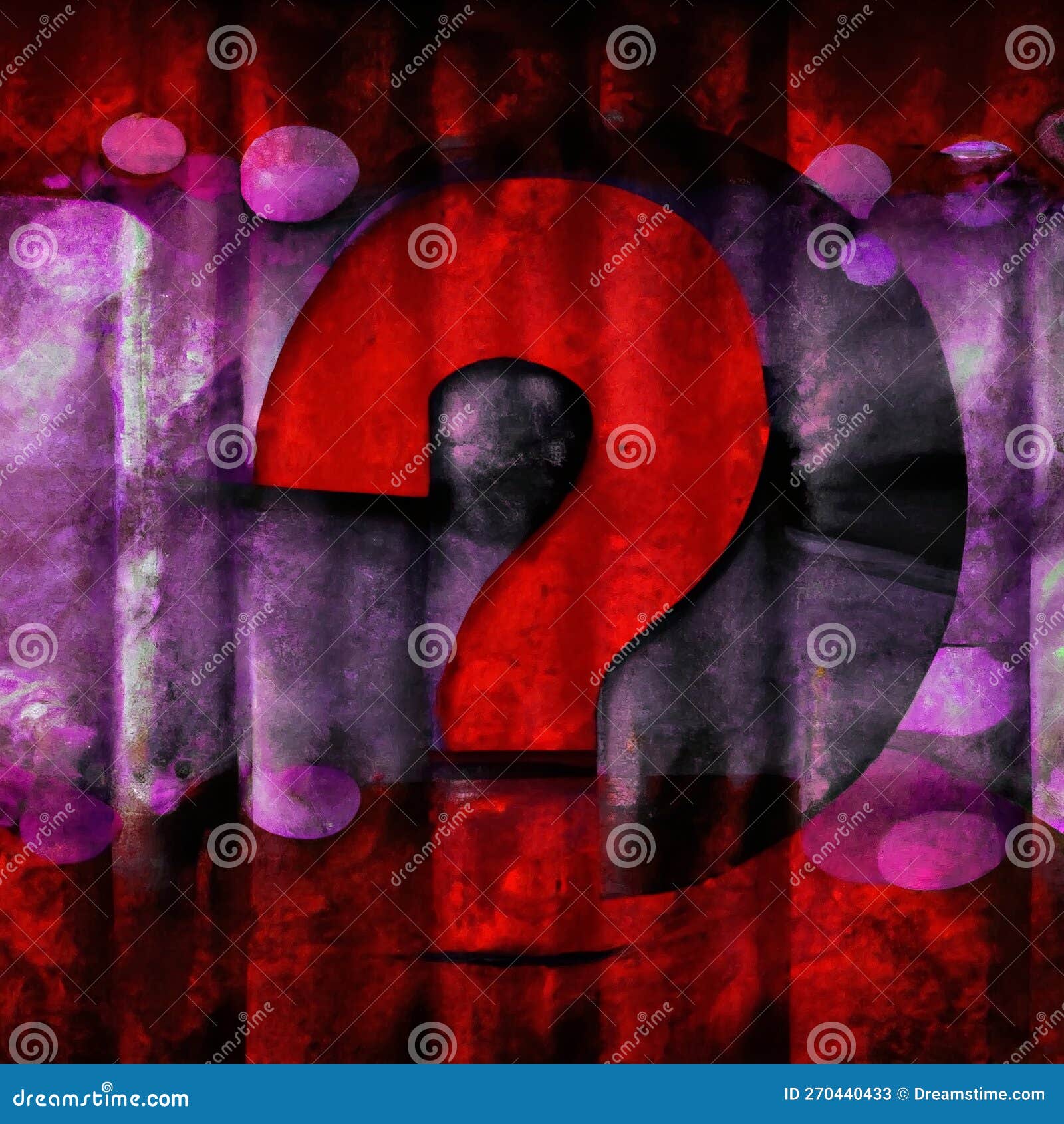 Large question mark stock illustration. Illustration of circle - 270440433