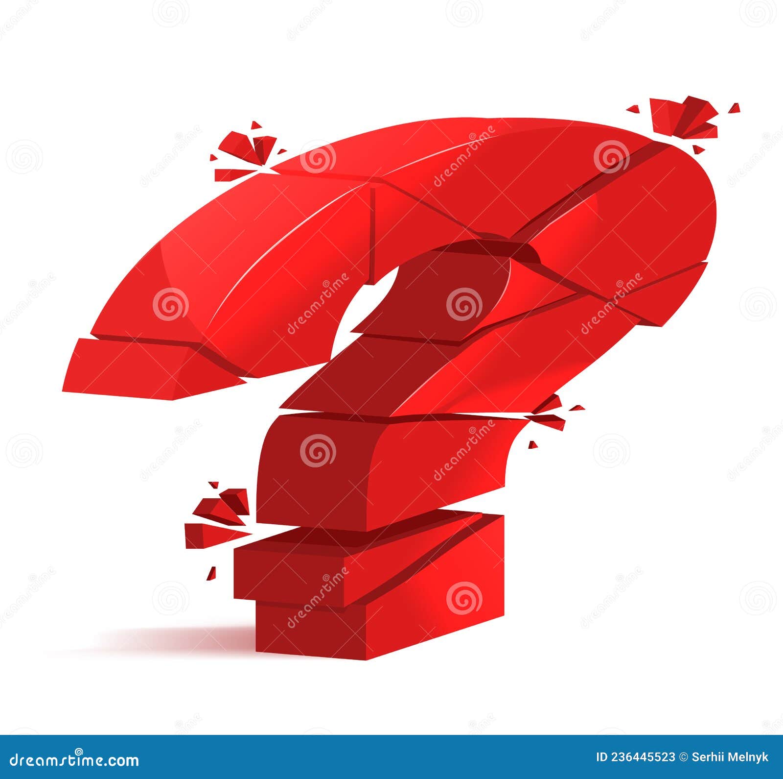 Large question mark stock vector. Illustration of confusion - 236445523