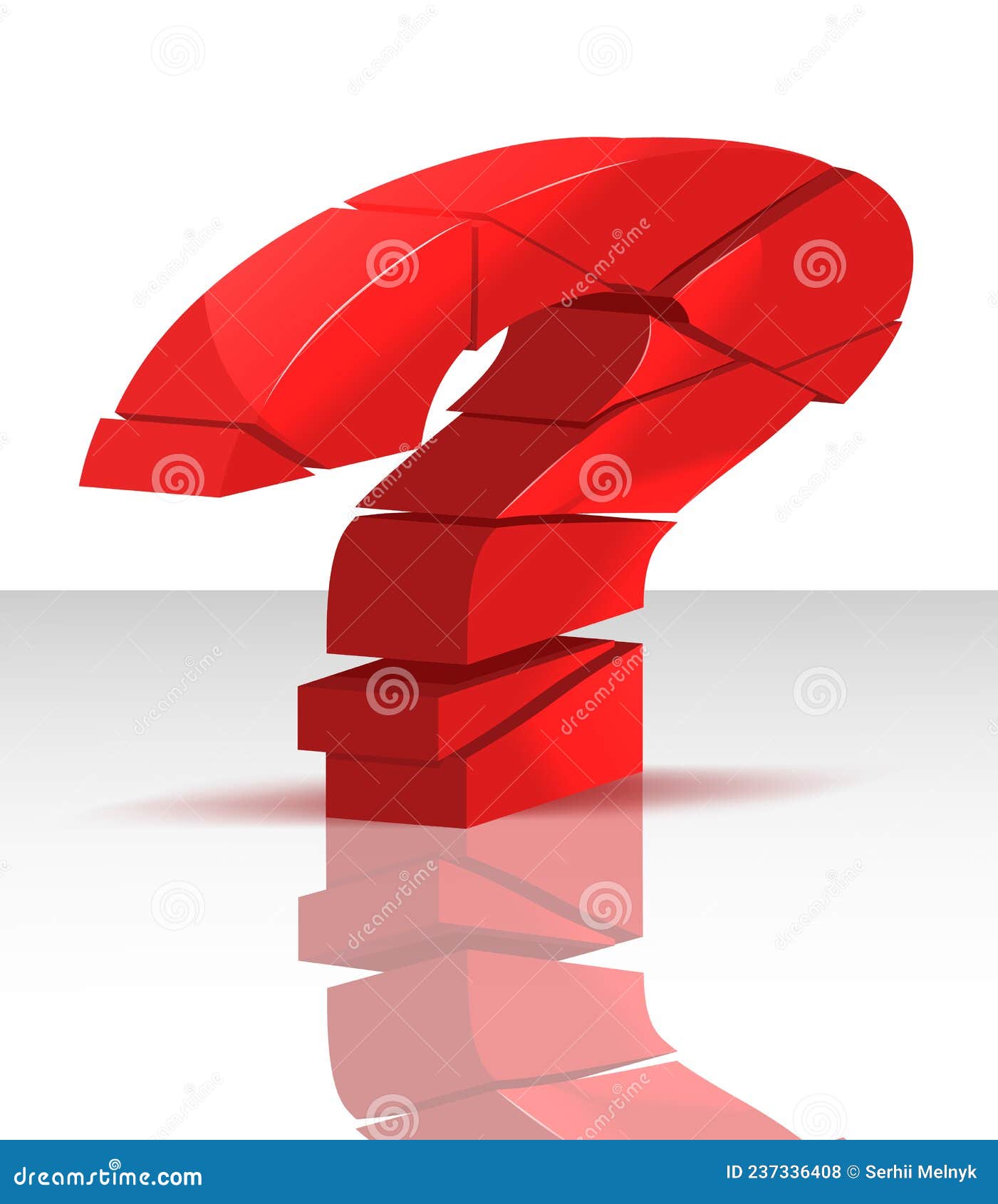 Large question mark stock vector. Illustration of isolated - 237336408