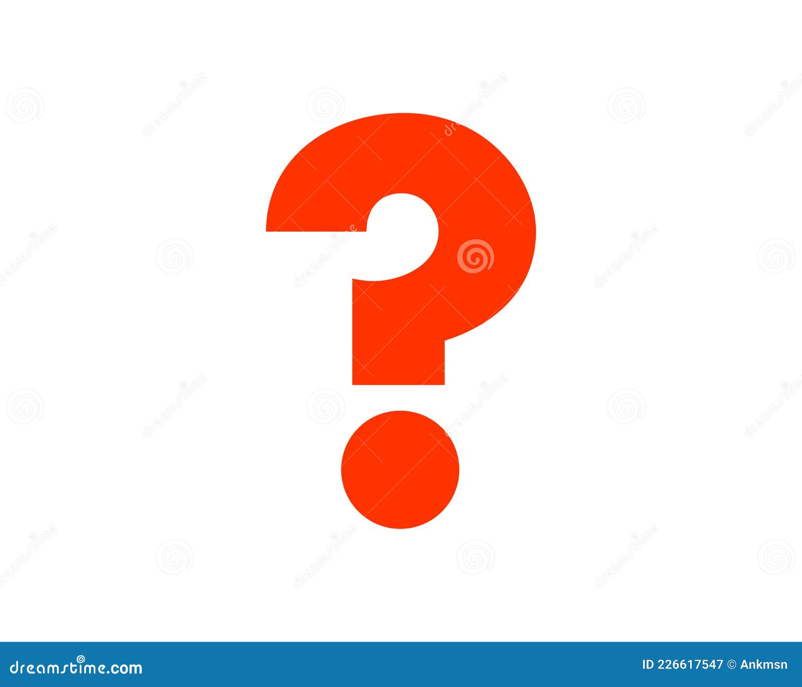 Large Question Mark. Searching for Answer Stock Vector - Illustration ...