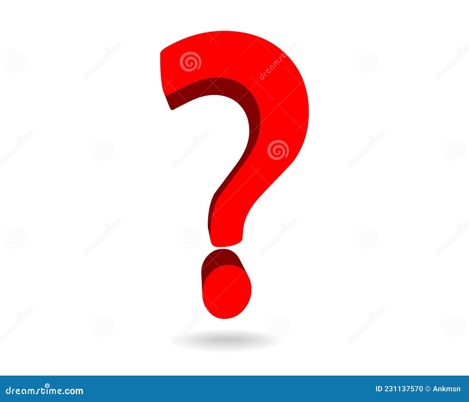 Large Question Mark. Searching for Answer Stock Vector - Illustration ...
