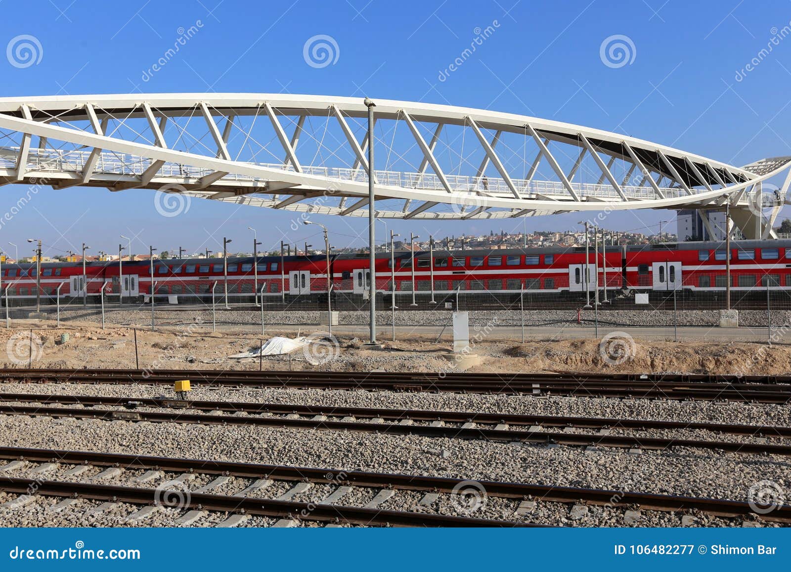 Railway Track - Road with Rail Track Guide. Editorial Photography ...