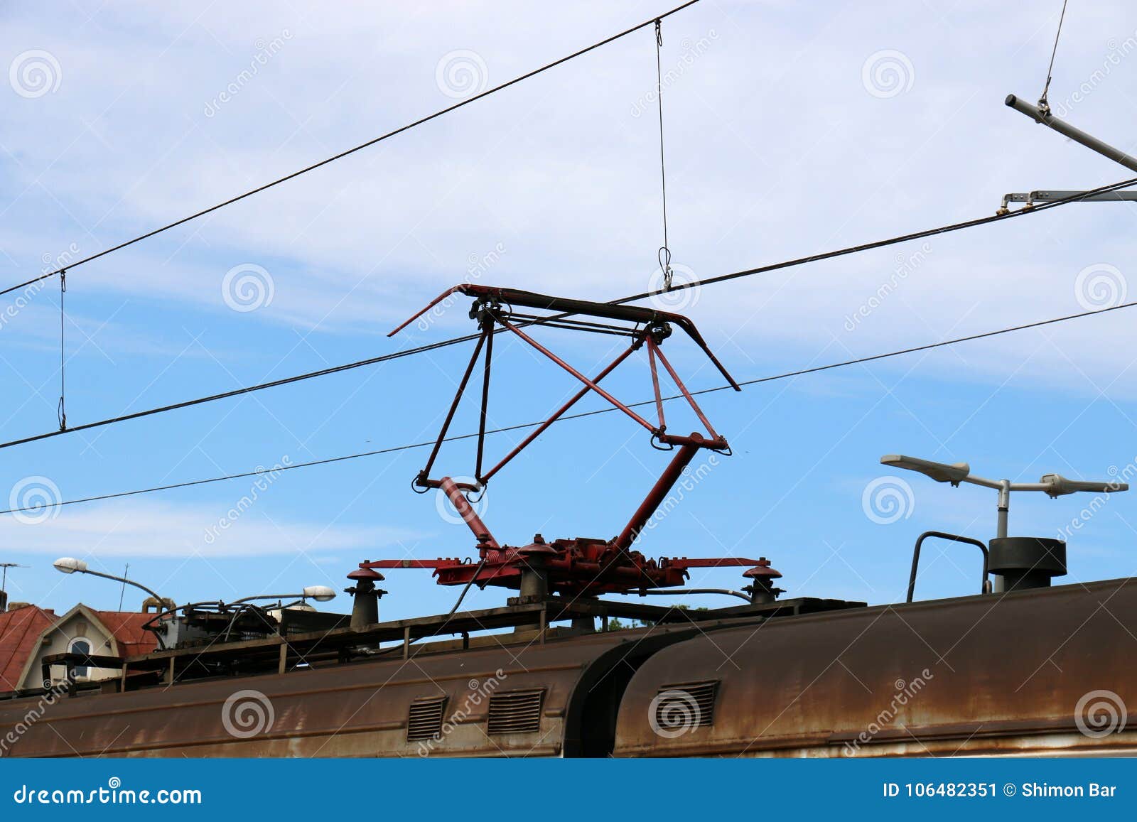 Railway Track - Road with Rail Track Guide. Editorial Photo - Image of ...